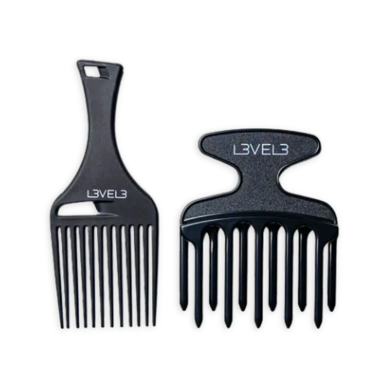 L3VEL3 Hair Pick Comb Set | COBIA Beauty